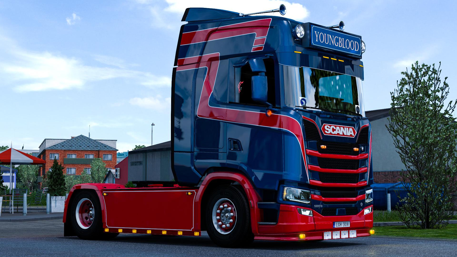 Dutch Style metallic Skin for Scania S v1.0 - Modhub.us
